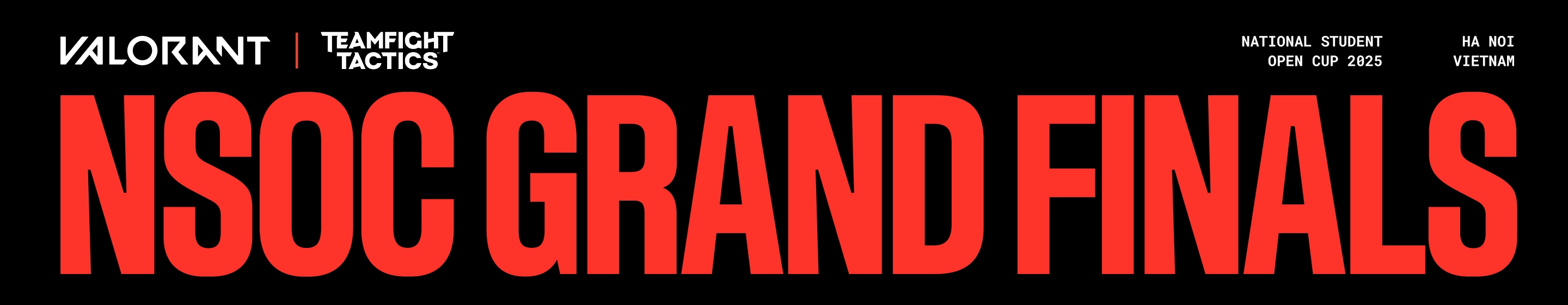 NSOC 2025 - Giải đấu Thể thao điện tử Sinh viên Toàn quốc 2025
